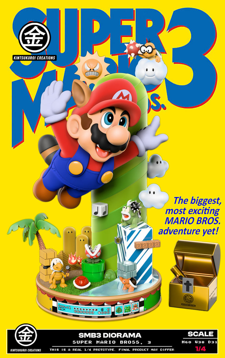 Super Mario - Super Mario | 1:4 Resin Statue | by KINTSUKUROI Studio ...