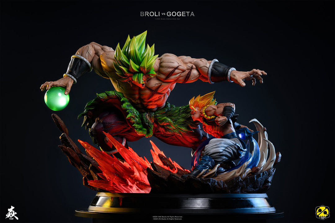 Dragon Ball - Broly vs. Gogeta | 1:4 Resin Statue | von 2% Studio ...