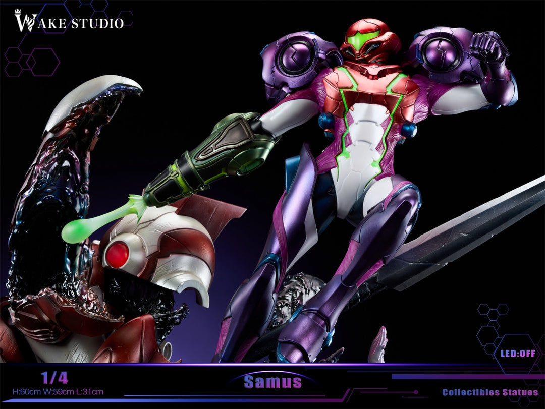 Metroid - Samus | 1:4 Resin Statue | by Wake Studio – HandsomeCake Goodies