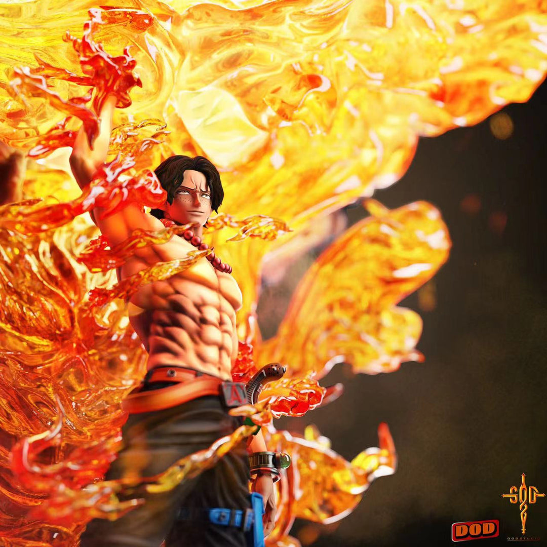 One Piece - Portgas D. Ace | 1:4 Resin Statue | von DOD & GOD Studios ...