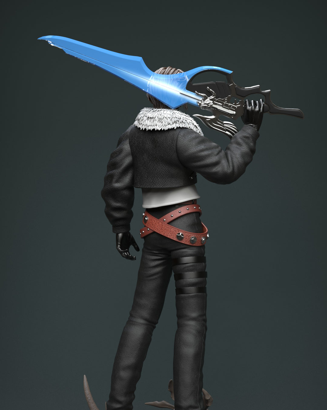 Final Fantasy - Squall | 1:4 Resin Statue | by Solar Studio ...
