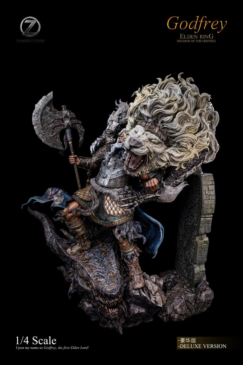 Elden Ring - Godfrey | 1:4 Resin Statue | by Thunder Z Studio ...